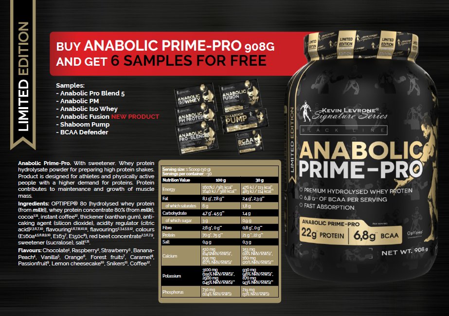 Anabolic Prime-Pro - Kevin Levrone • Protein.cz
